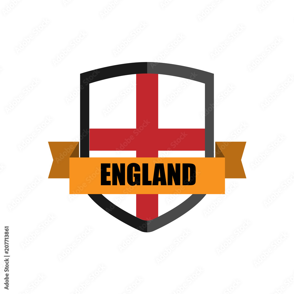 England Football Badge Vector