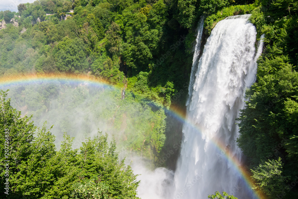 Fotografia do Stock: Marmore falls, Cascata delle Marmore, in Umbria ...