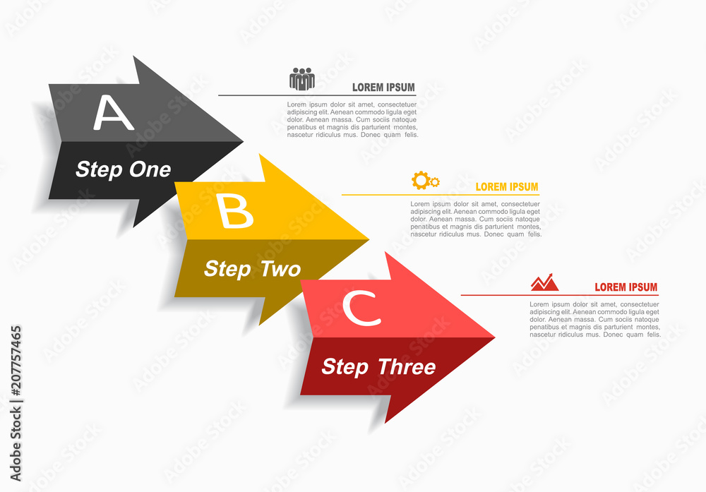 Infographic template. Vector illustration. Can be used for workflow ...
