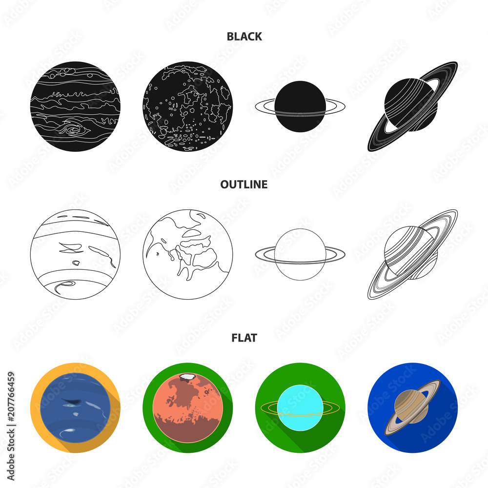 Mars Solar System Outline