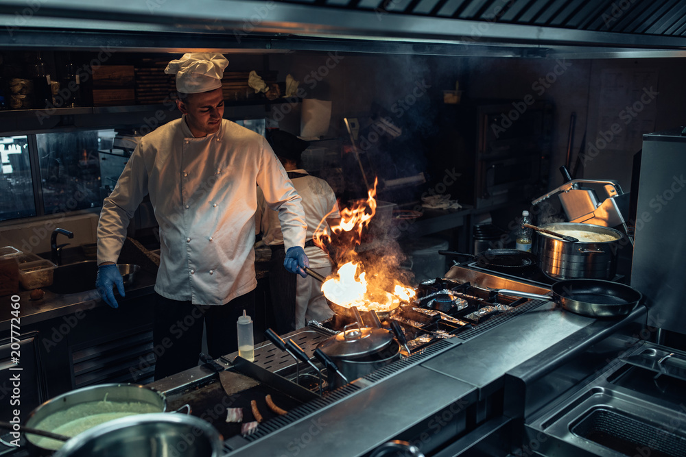 Heating up the kitchen Stock Photo | Adobe Stock