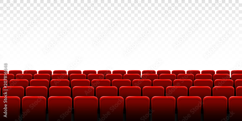 Creative vector illustration of movie cinema screen frame and theater ...