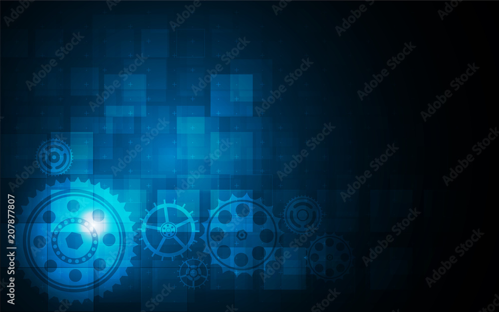 engineering system innovative concept background Stock Illustration ...