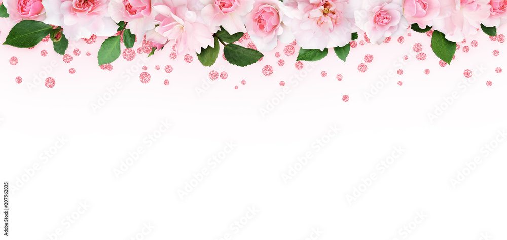 Flower Top Border Design