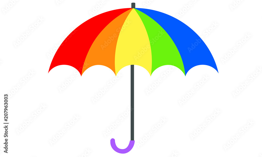 Colorful Umbrella Clipart