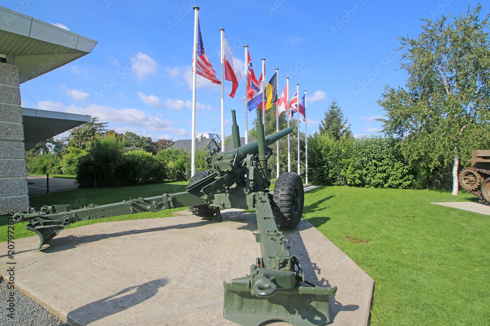 Military field gun from World war two Stock Photo | Adobe Stock