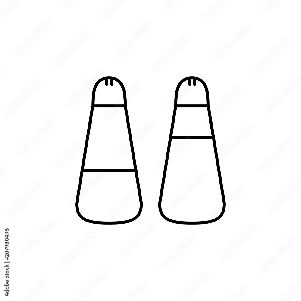 Salt Shaker Outline