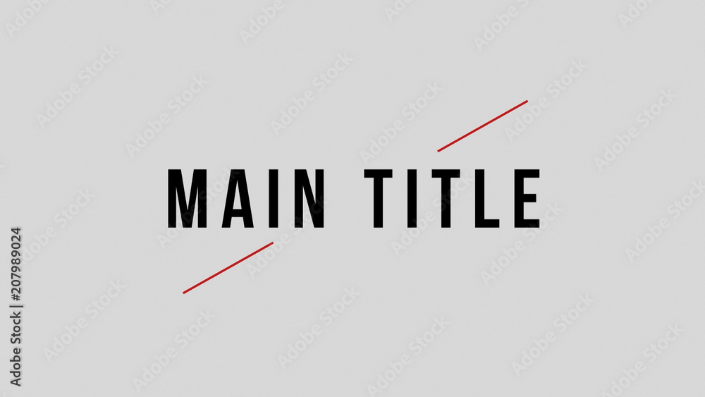 Slice Title Transition Stock Template | Adobe Stock