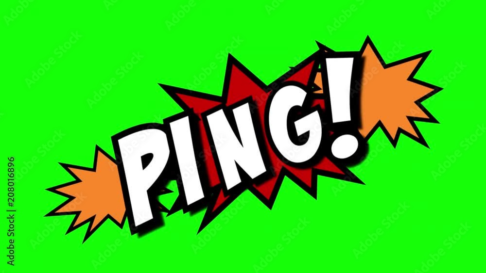 A comic strip speech cartoon animation with an explosion shape. Words ...