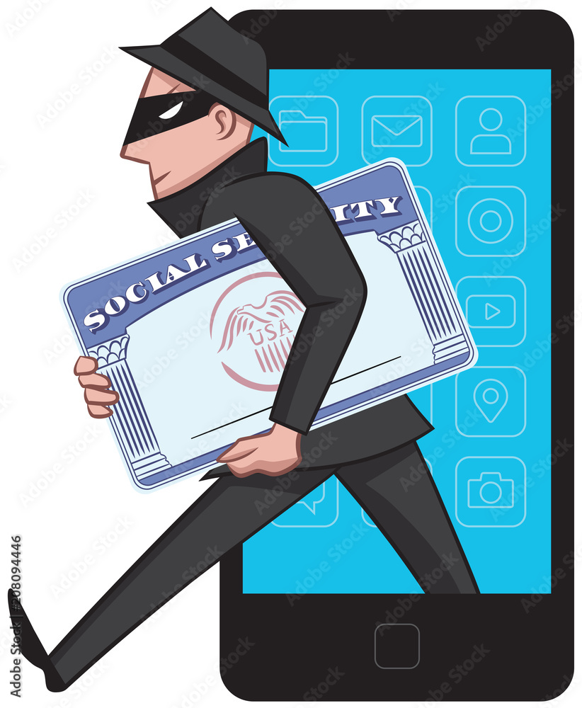 Poster Digital Crime - Identity Theft – Wall Art | UkPosters