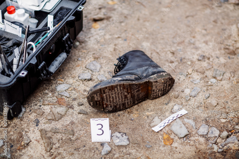 Crime scene investigation - collecting evidence Stock Photo | Adobe Stock Crime scene investigation - collecting evidence Stock Photo | Adobe Stock