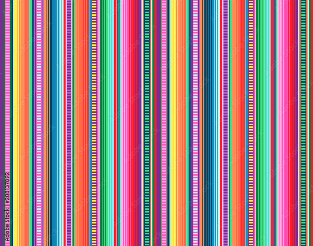 Blanket stripes seamless vector pattern. Background for Cinco de Mayo ...