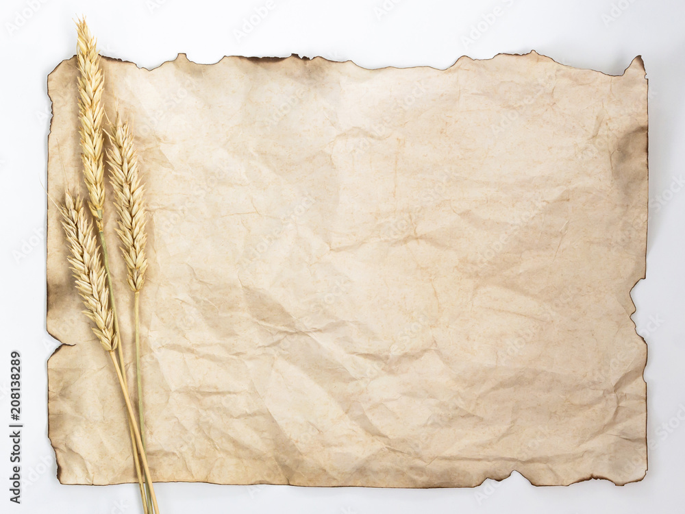 Old Burnt Paper Wallpaper