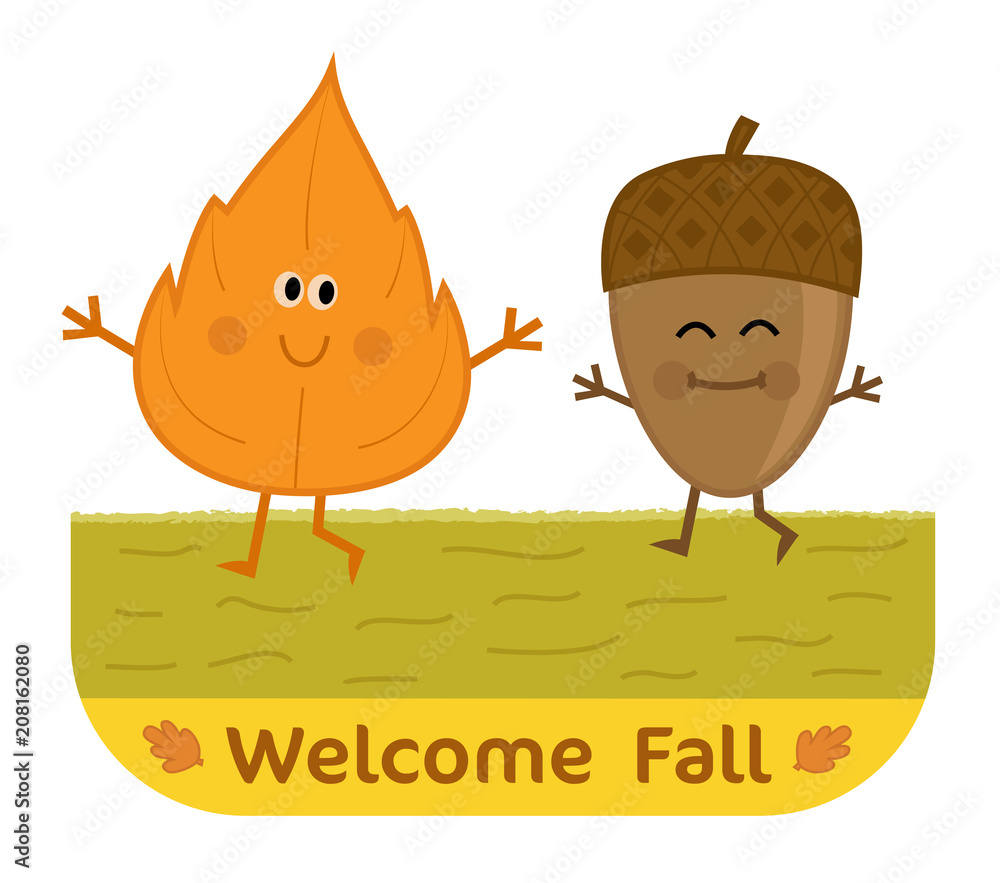 Welcome Fall Clip Art