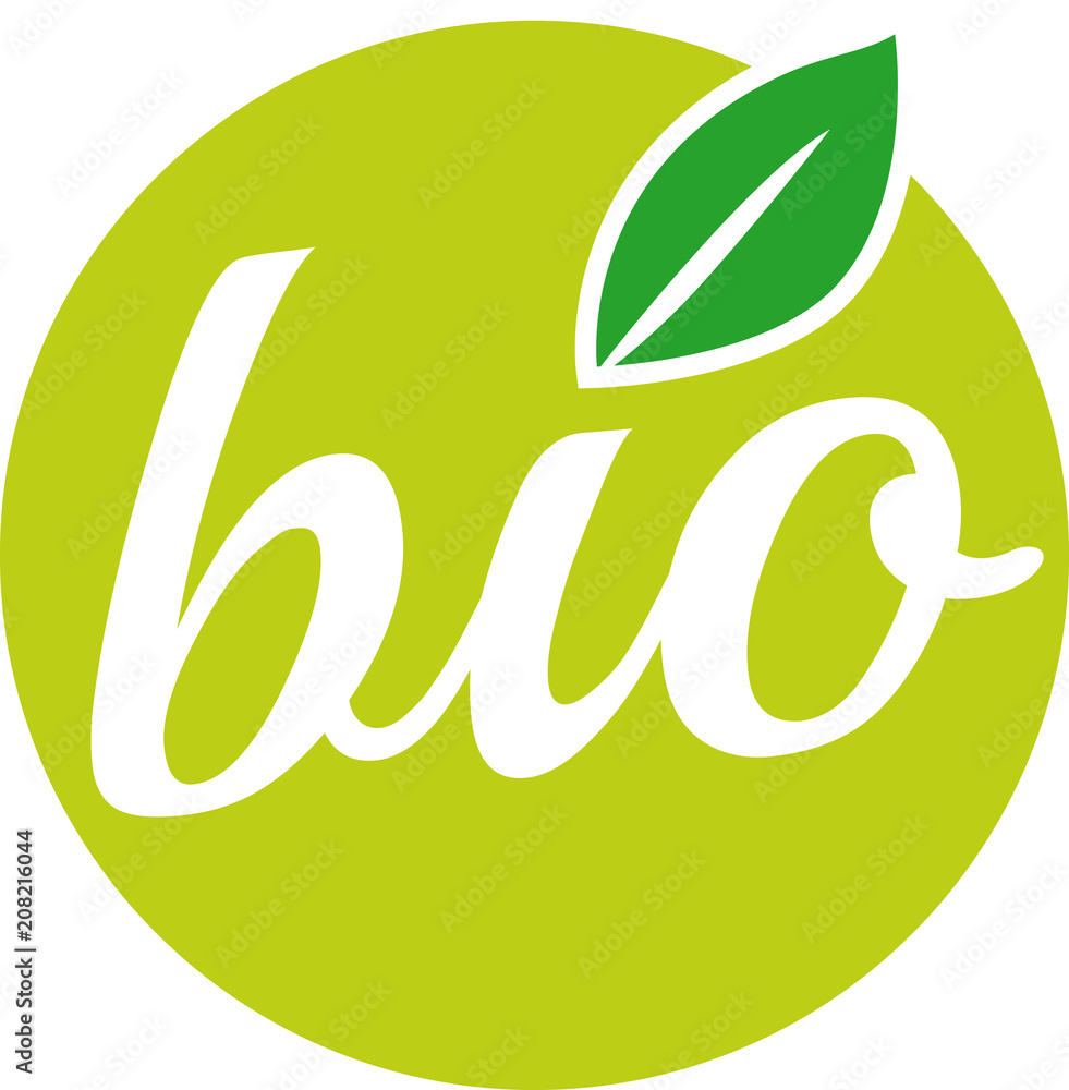 PICTO BIO VERT Stock Vector | Adobe Stock