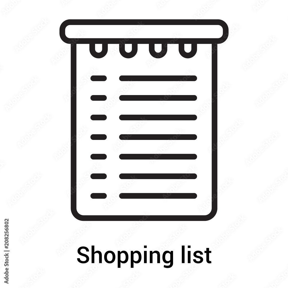 Shopping List Icon