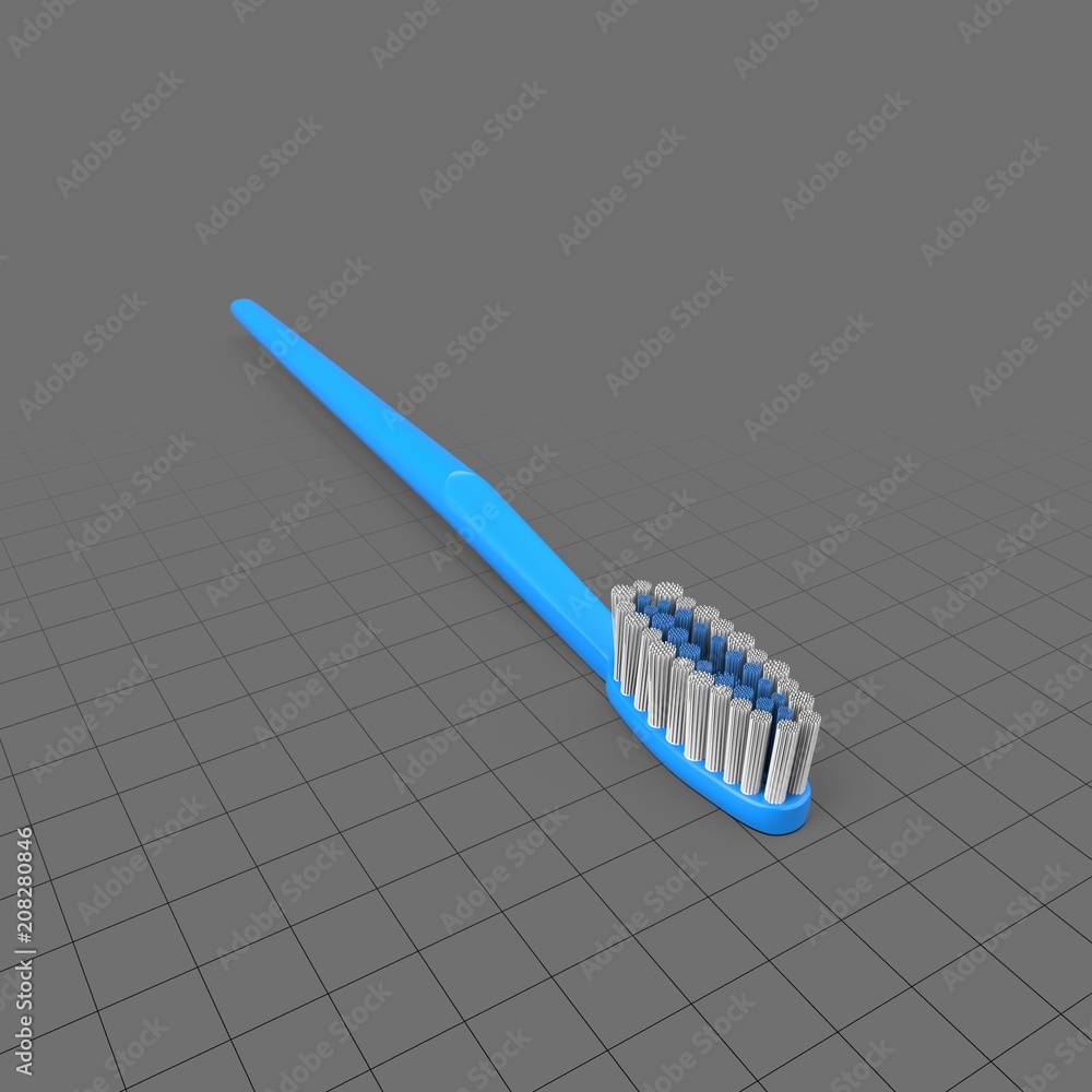 Toothbrush Stock 3D asset | Adobe Stock