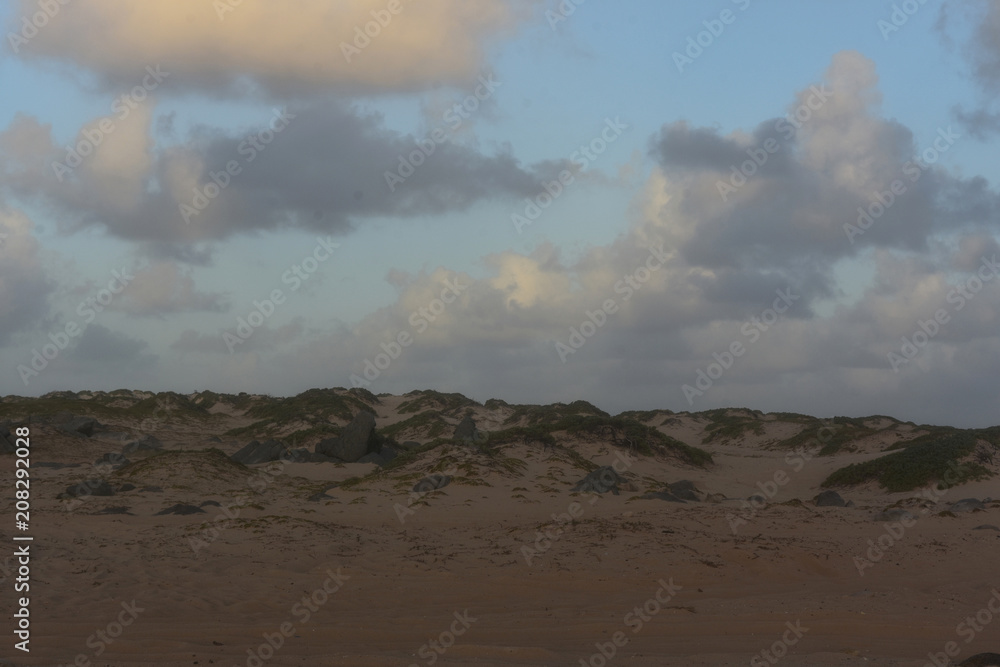 Beautiful Rolling Sand Dunes in Noord Aruba Stock Photo | Adobe Stock