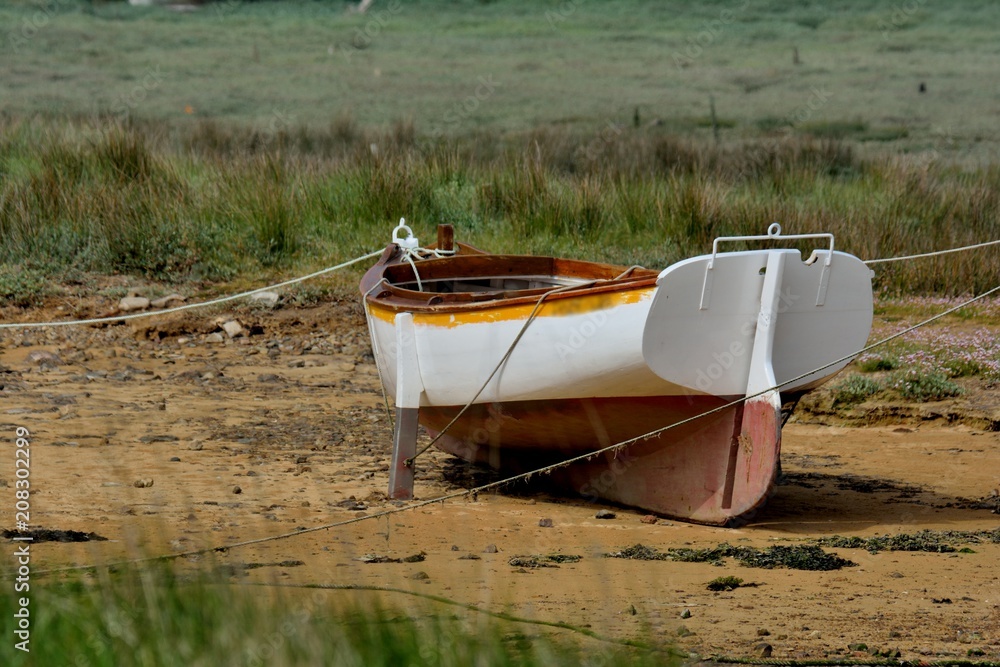 Embarcation échouée dans un cimetière de bateaux Stock Photo | Adobe Stock