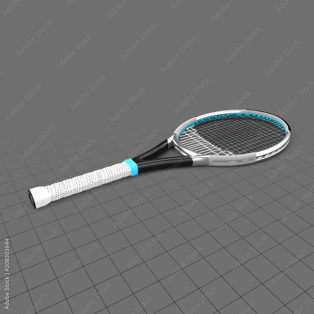 Tennis racquet Stock 3D asset | Adobe Stock