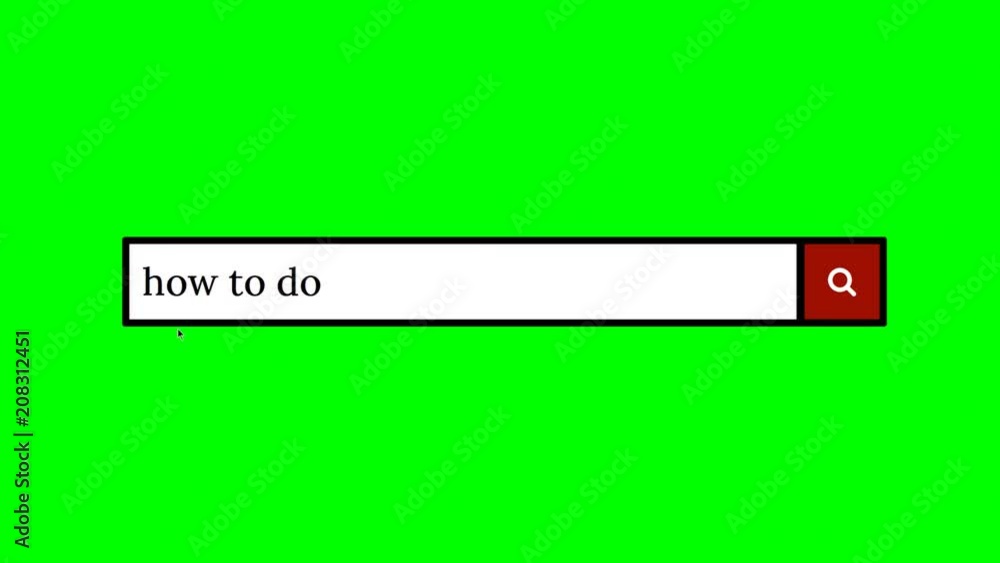 Writing a question on a fake search engine and clicking on the lens ...