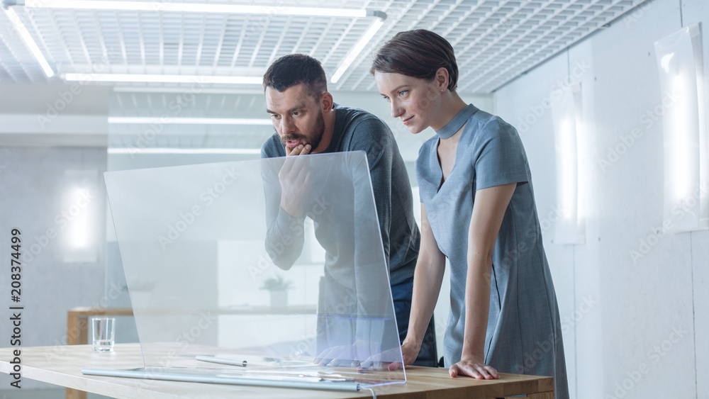 In the Near Future Male and Female Computer Engineers Talk While ...