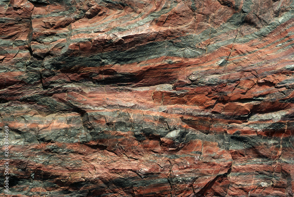 background, texture - rough surface of cliff from jasper, natural stone ...