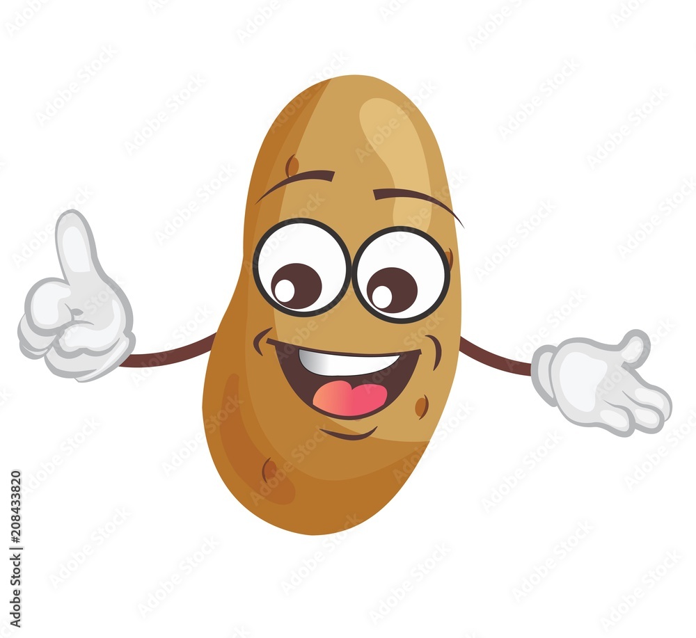 Cute Cartoon Potatoes