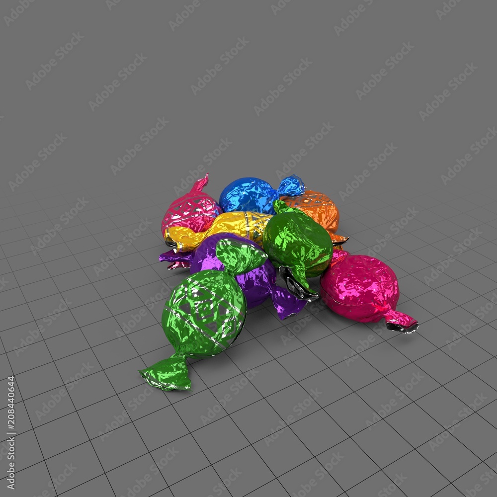 Hard candies Stock 3D asset | Adobe Stock