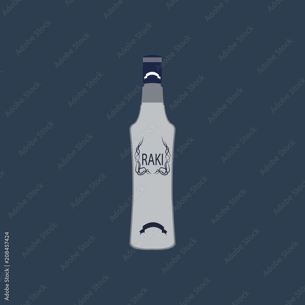 turkish raki vector icon for app and website Stock Vector | Adobe Stock