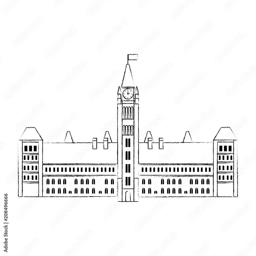 Legislative Building Clipart Image