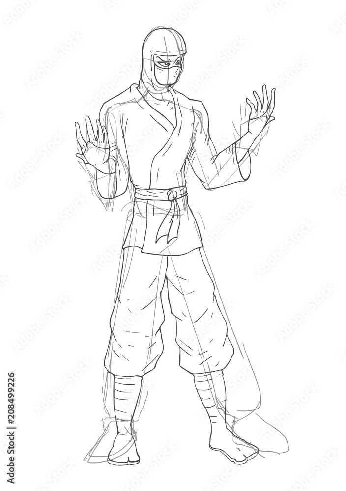 Ninja Drawing