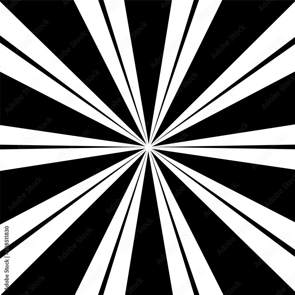 Black And White Colored Back Pop Art Style Background Backdrop Line Space Stock Vector