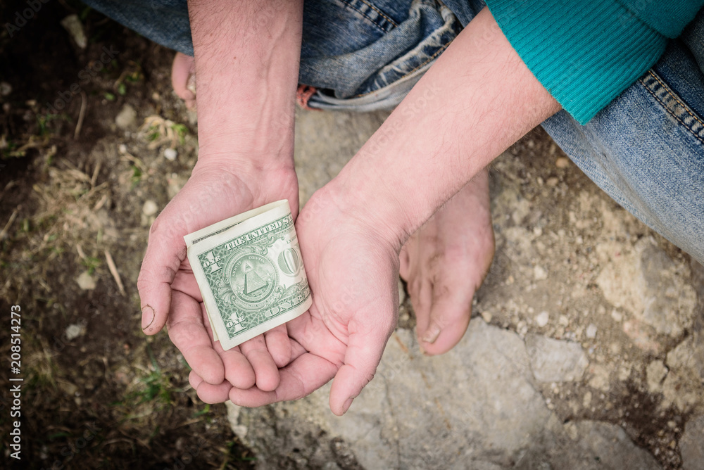 Hand Asking For Money