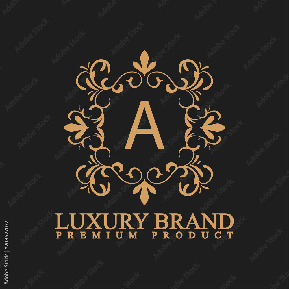 logo luxury A Stock Vector | Adobe Stock