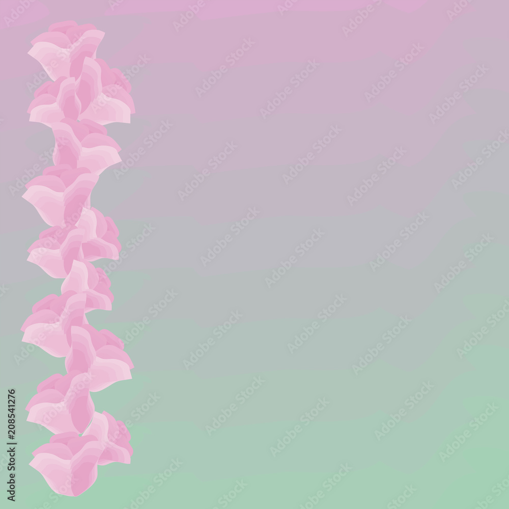 Mint And Pink Background