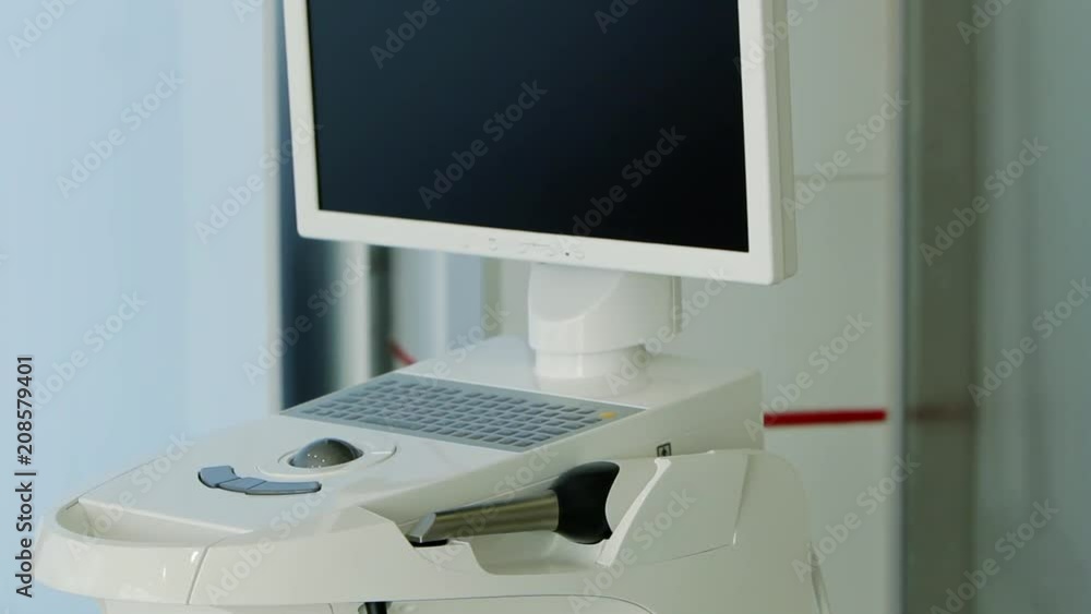 3d teeth scanner device with display at white dentist office. Luxury ...