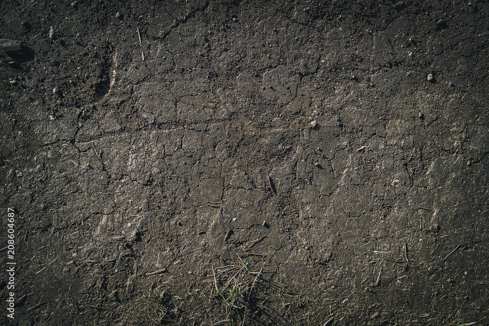 Dark soil texture background. Natural pattern. Ground Stock Photo ...