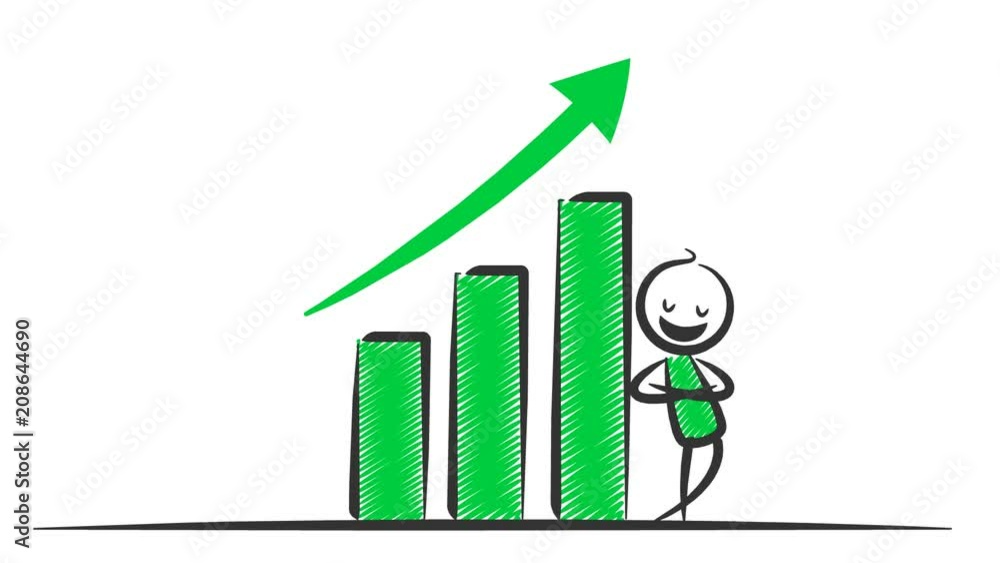 Stick figure animation, stick man animated video about inflation ...