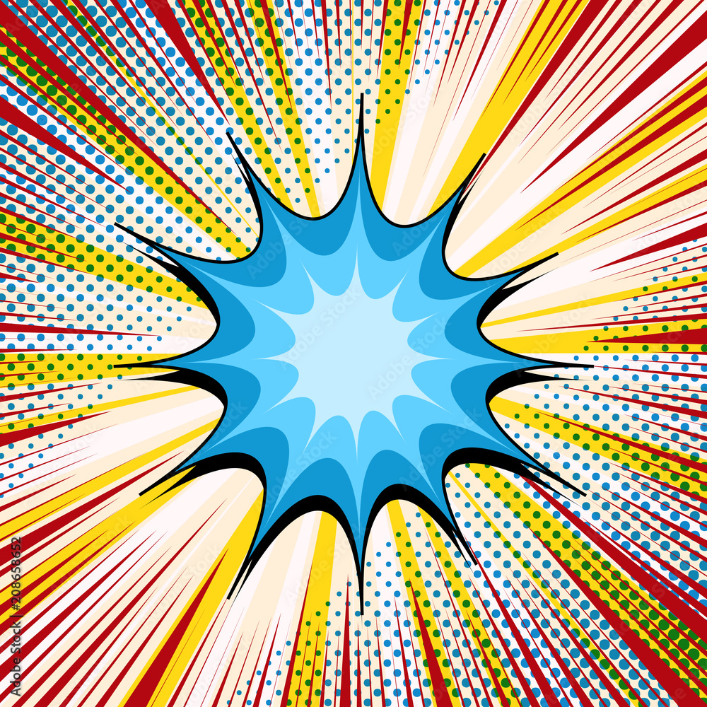 Comic book background Stock Vector | Adobe Stock