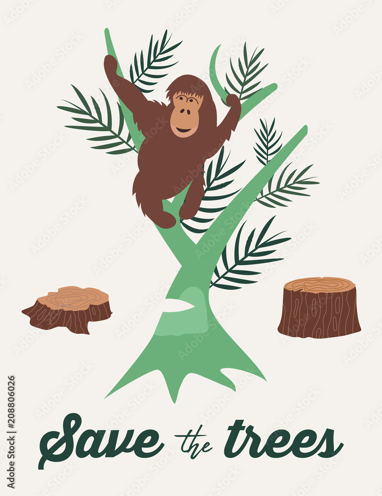 Stop Deforestation Posters For Kids