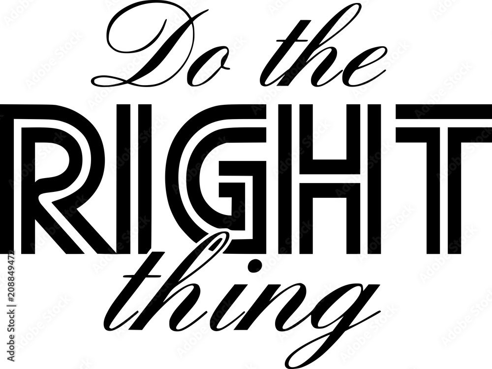 Do The Right Thing Font