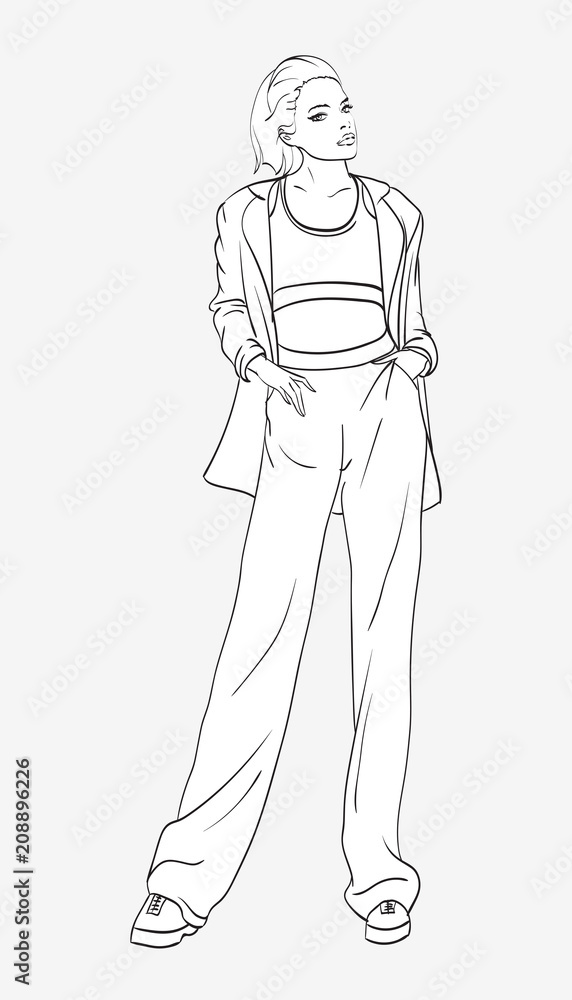 Fashion Girl Sketches Fashion Girl Sketches