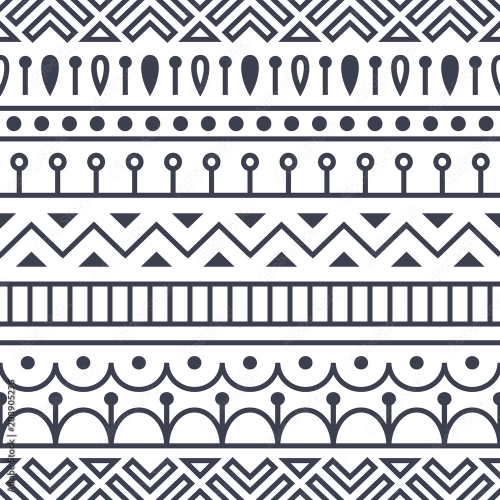 Seamless pattern inspired by scandinavian, finnish folk art. Nordic ...