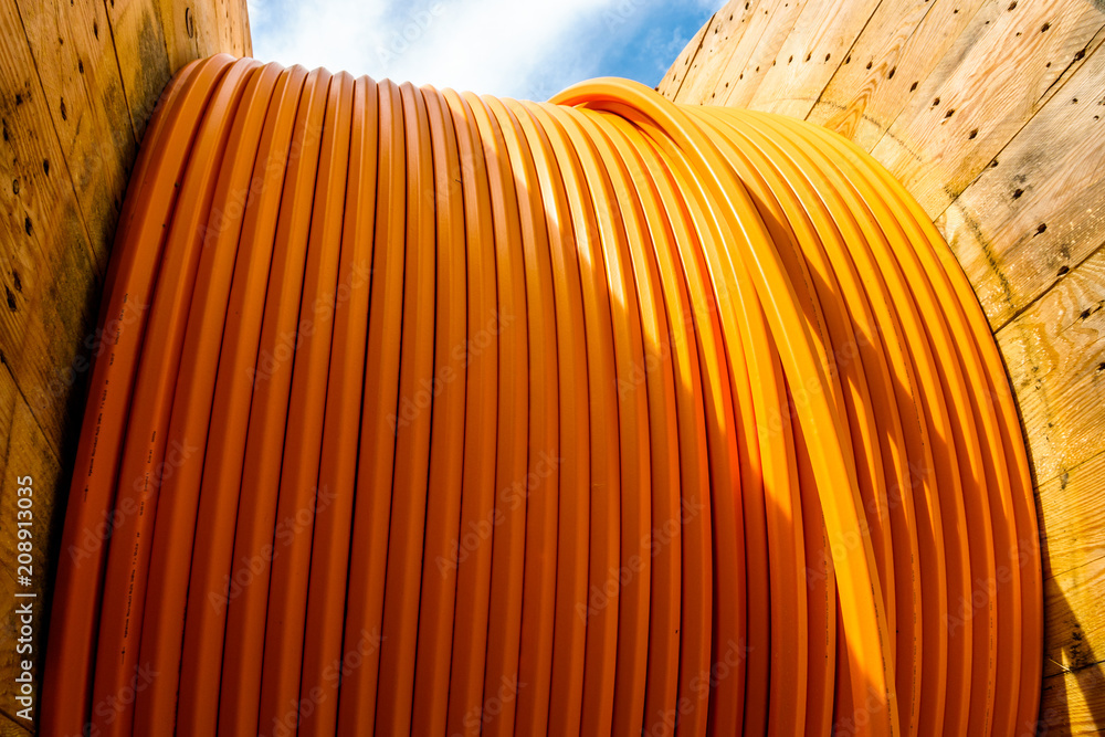 cable drum Stock Photo | Adobe Stock