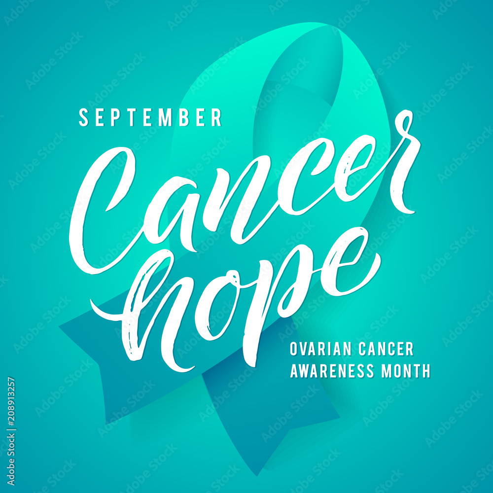 Ovarian Cancer Ribbon Hope