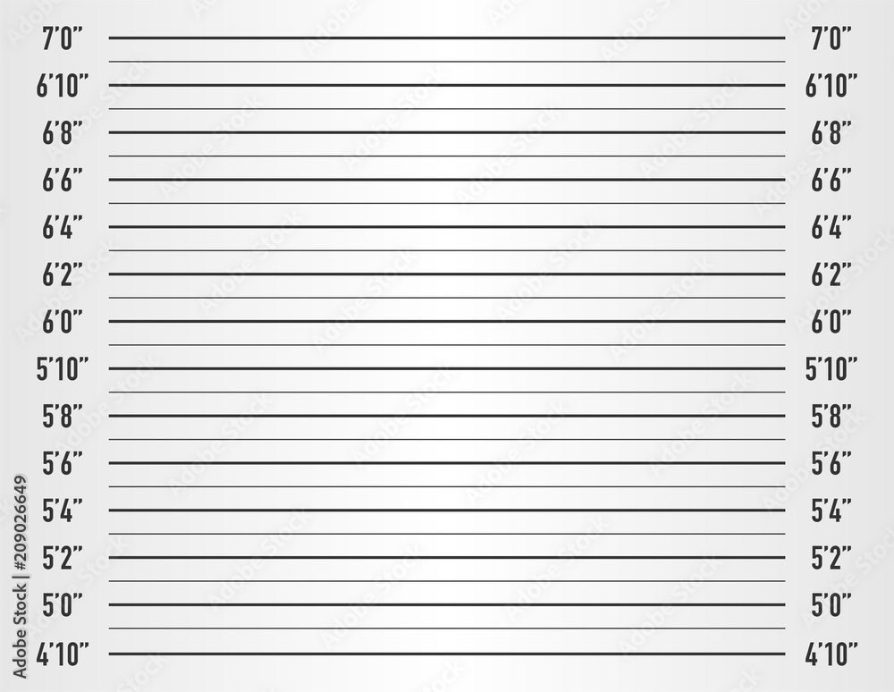 Police lineup mugshot background. Vector stock illustration. Stock ...