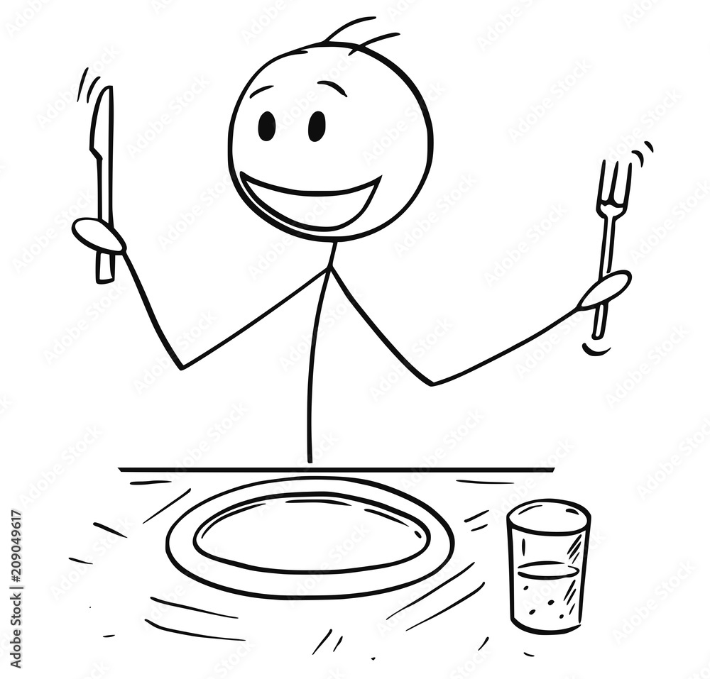 Hungry People Clipart To Print
