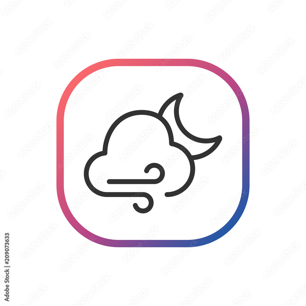 Night wind Stock Vector | Adobe Stock Night wind Stock Vector | Adobe Stock