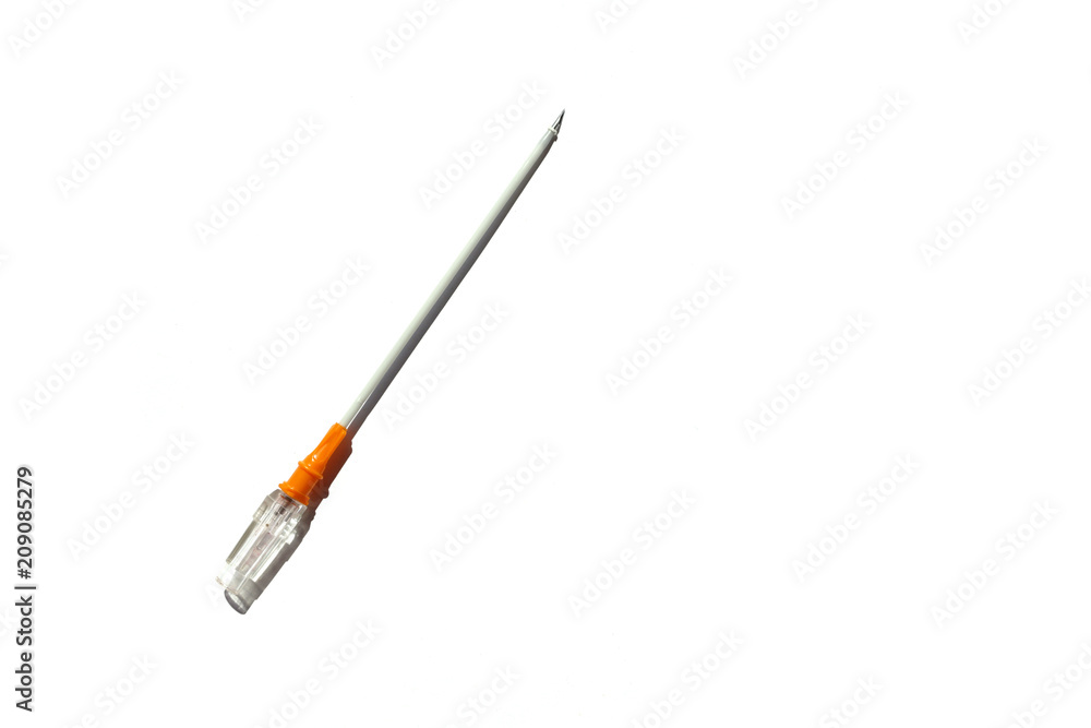 Needle decompression during pneumothorax, emergency medical help. on a ...